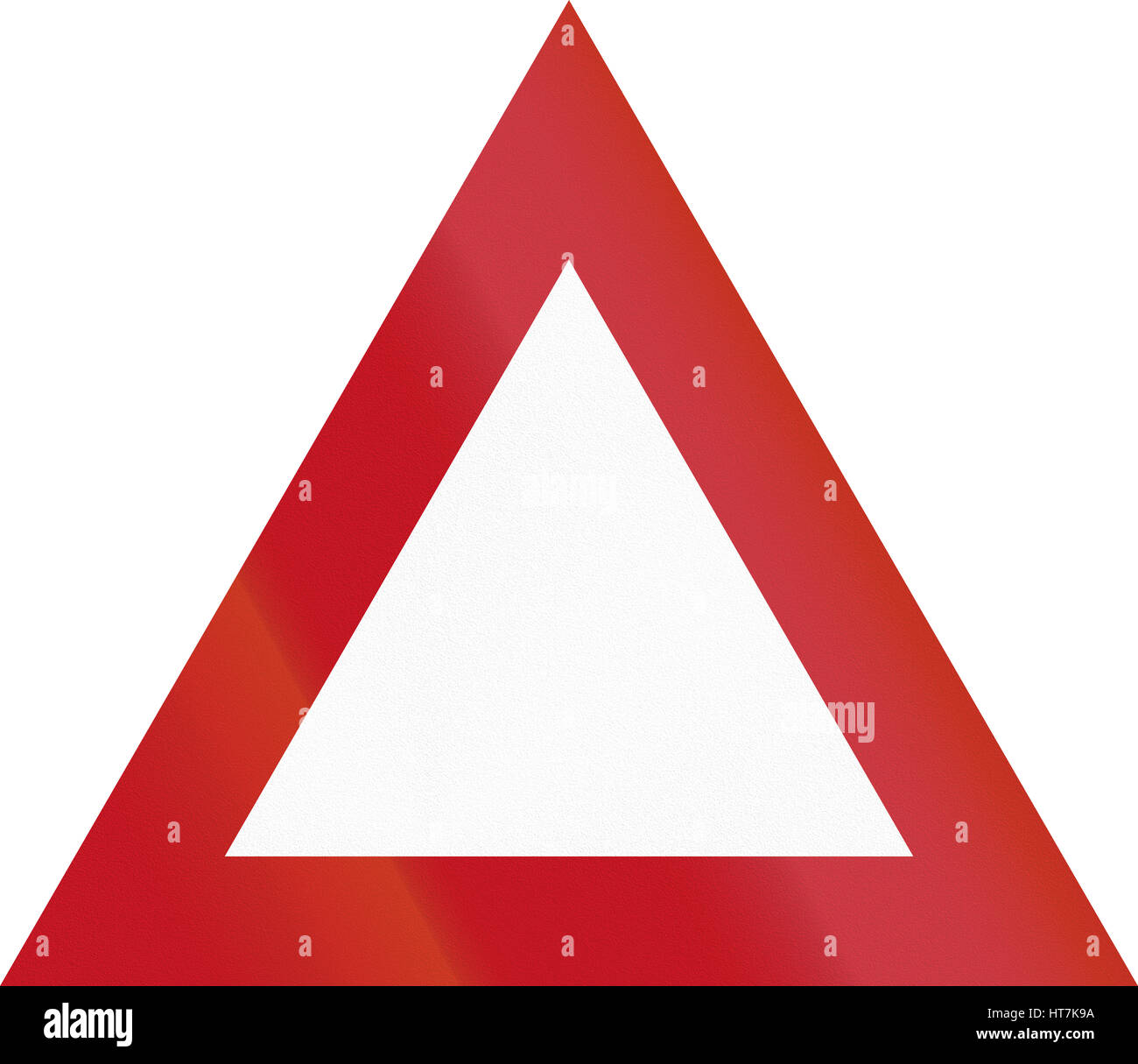 New Zealand road sign - Miscellaneous warning triangle Stock Photo - Alamy