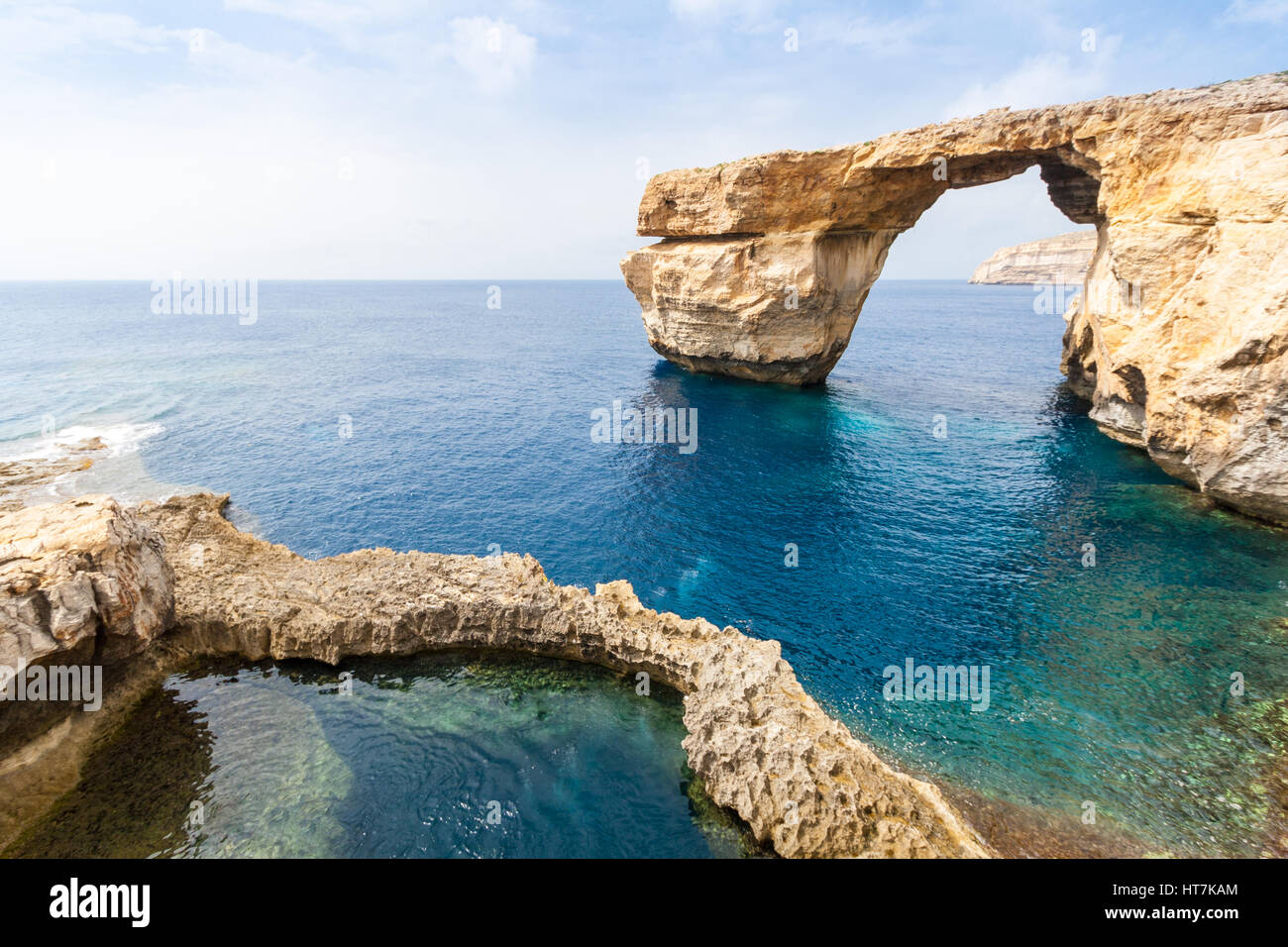 Azure Window in Malta, collapsed in 2017 Stock Photo - Alamy