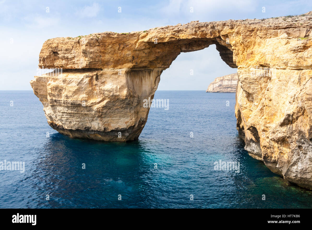Azure Window in Malta, collapsed in 2017 Stock Photo - Alamy