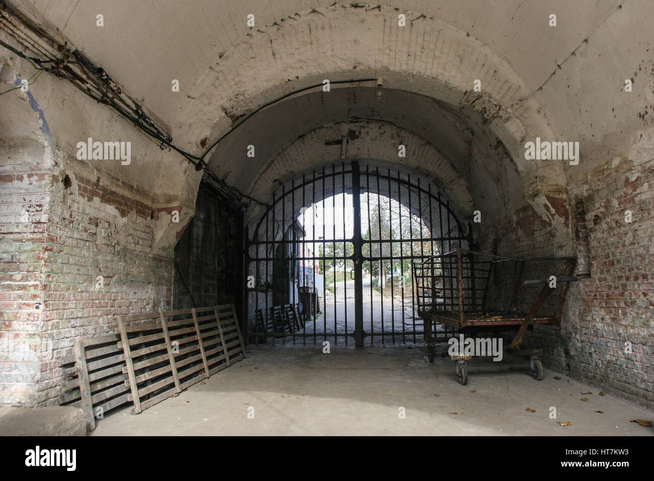 Jilava, Romania, November 2, 2009: Jilava was the location of a fort ...