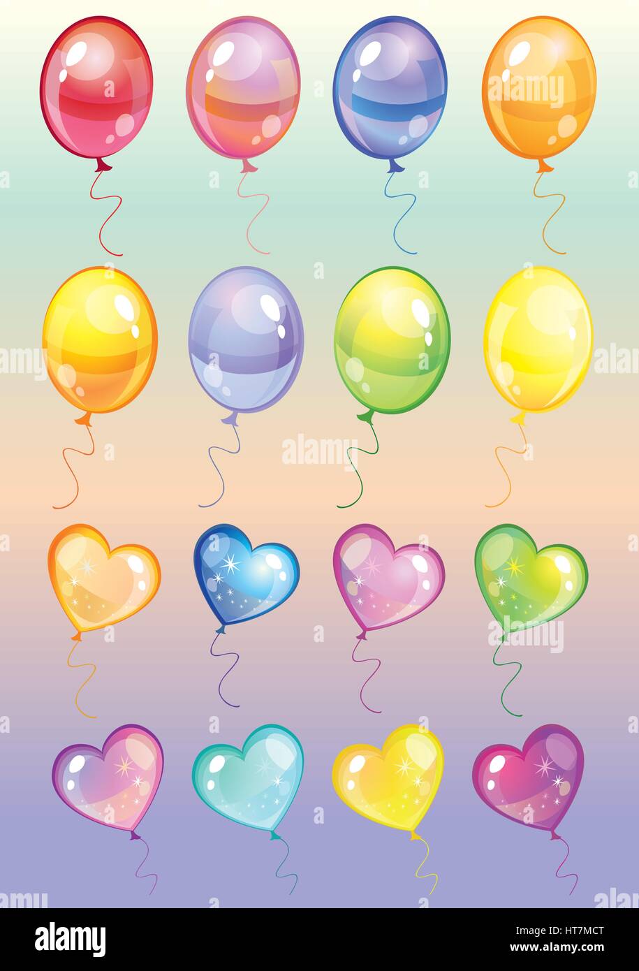 vector balloons set Stock Vector Image & Art - Alamy