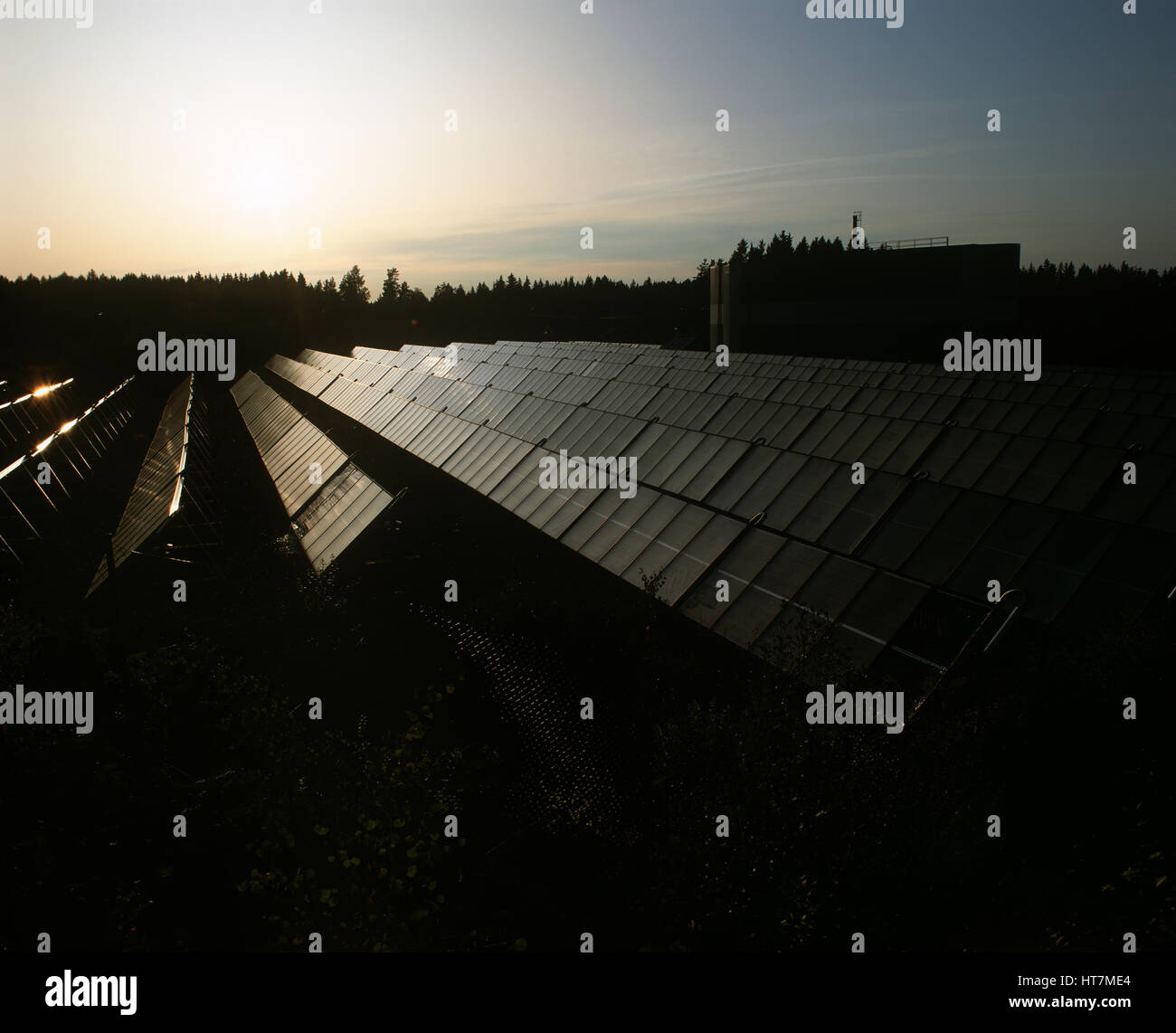 Solar collectors and seasonal heat storage plant, Ingelstad, Sweden ...