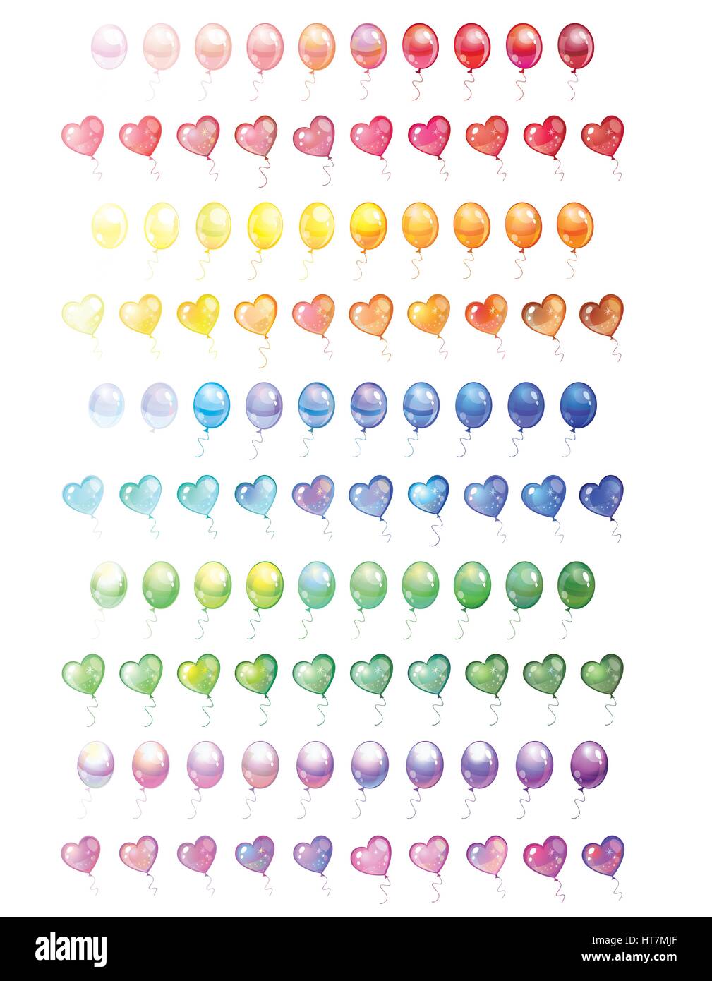 Balloons vectors hi-res stock photography and images - Alamy