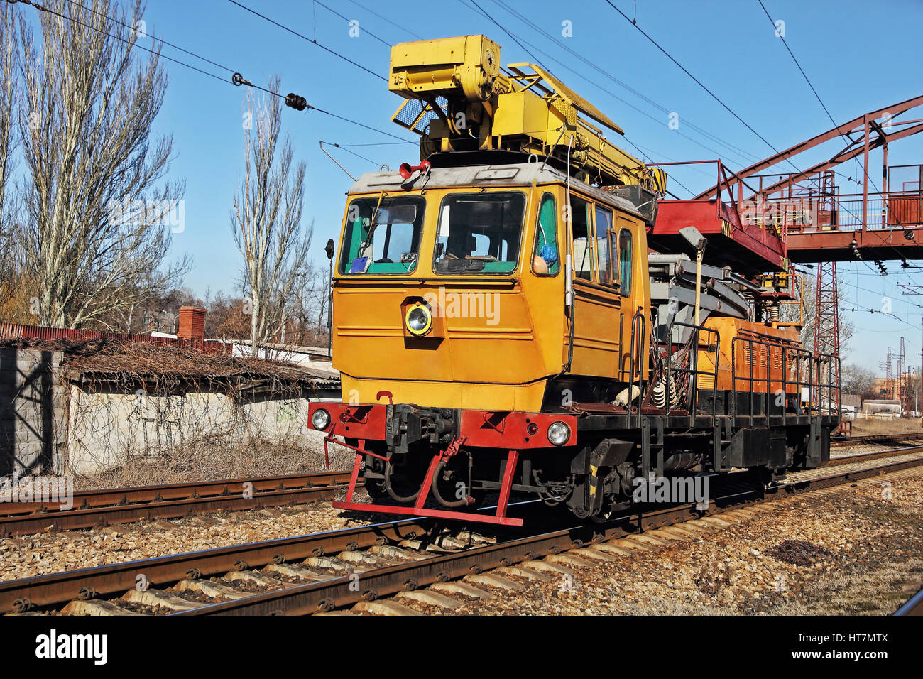 Repairing railroad track hi-res stock photography and images - Alamy