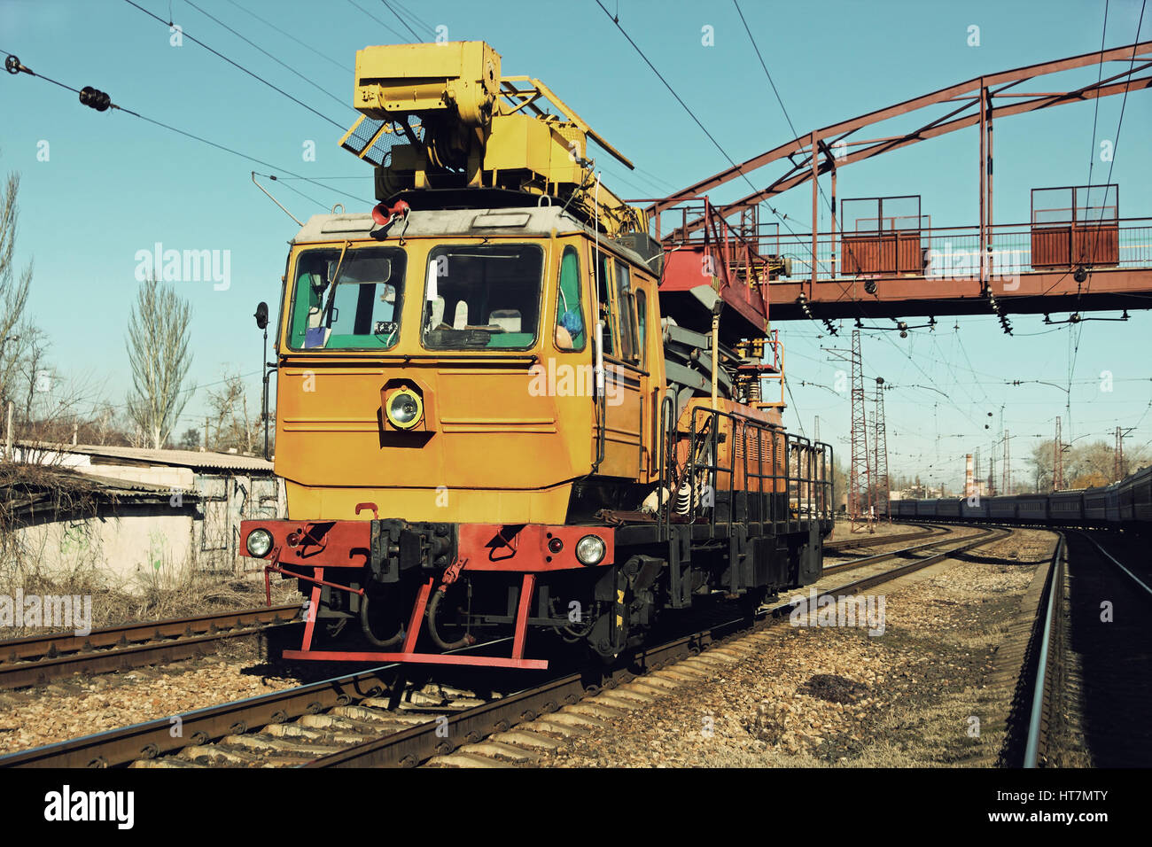 Repairing railroad track hi-res stock photography and images - Alamy