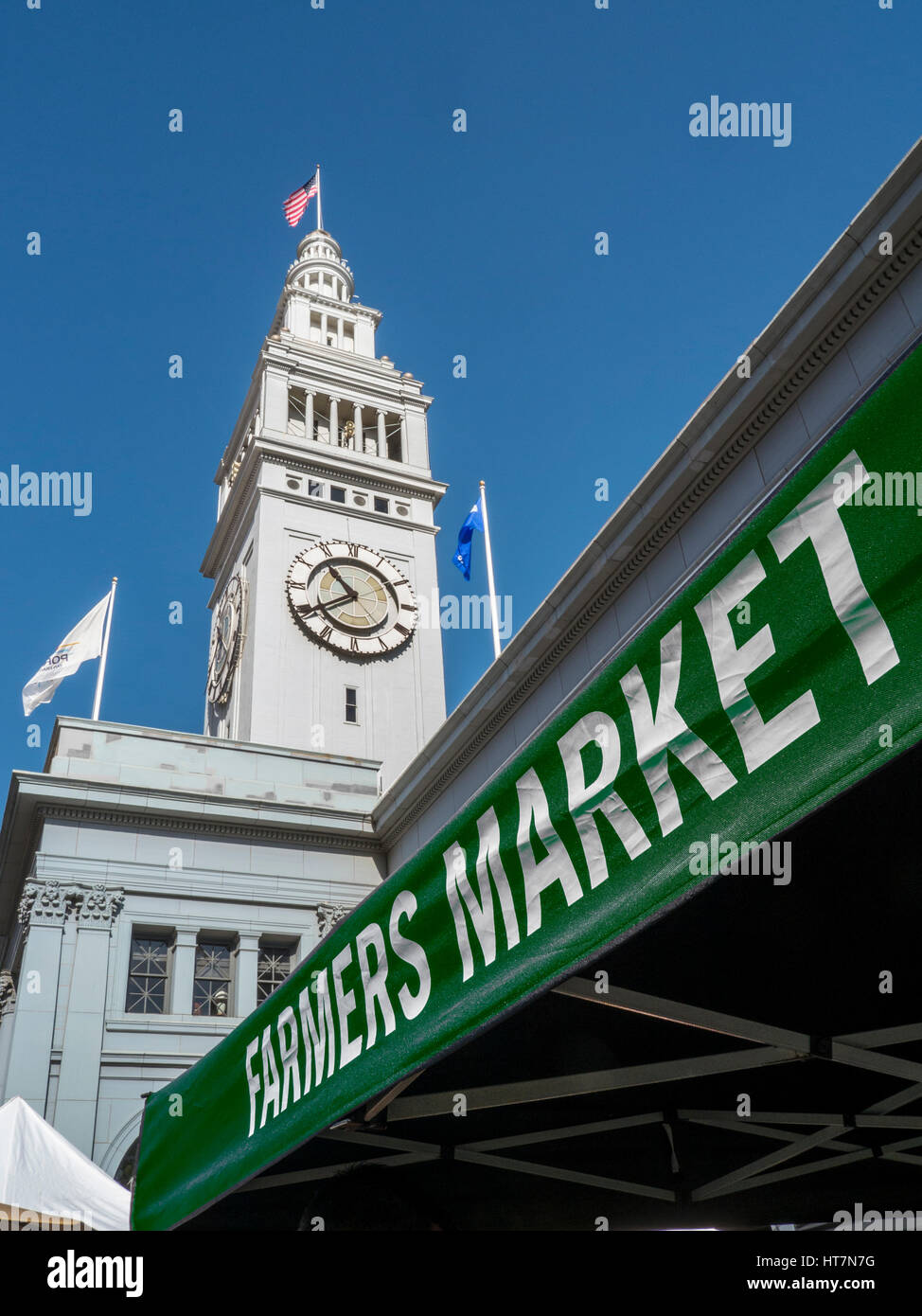 Farmers Market day at The Ferry Building Embarcadero San Francisco ...