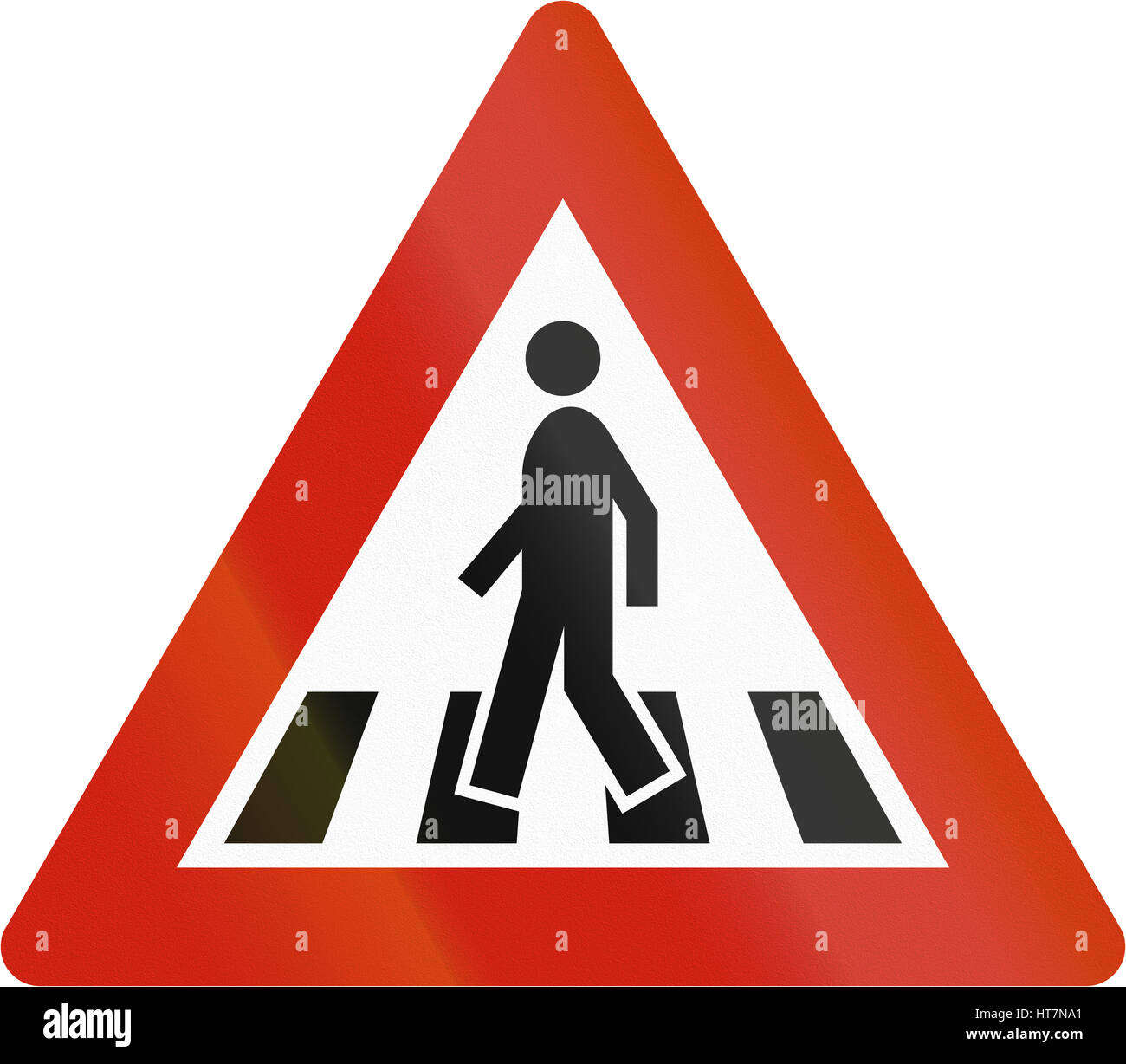 Norway pedestrian crossing sign hi-res stock photography and images - Alamy