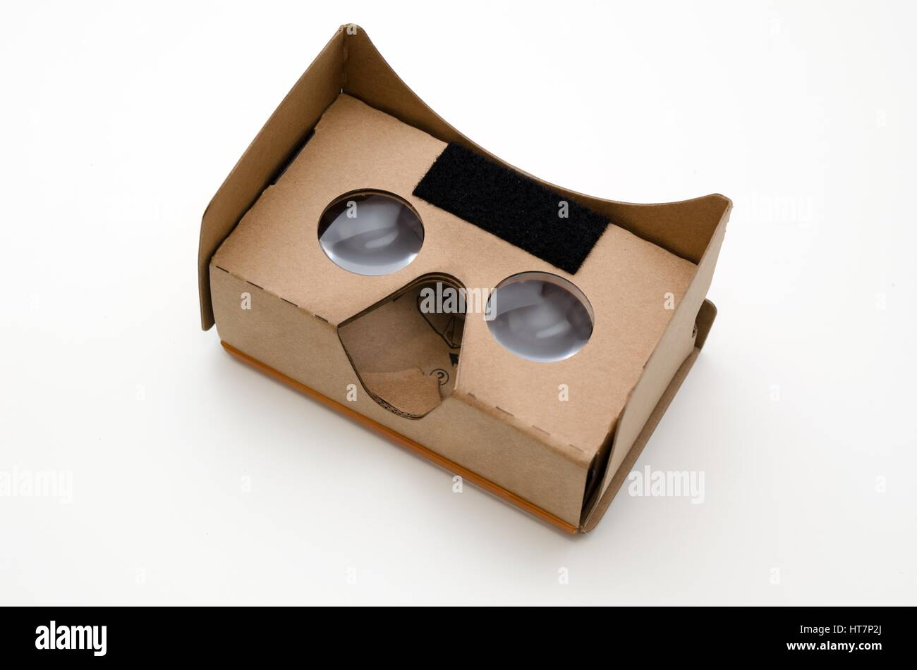 Virtual reality cardboard glasses. Easy way to watch movies and play ...