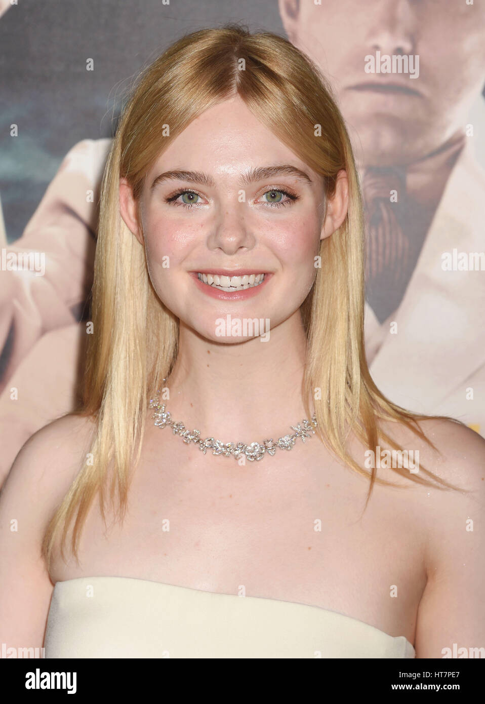 ELLIE FANNING US film actress in January 2017. Photo Jeffrey Mayer ...