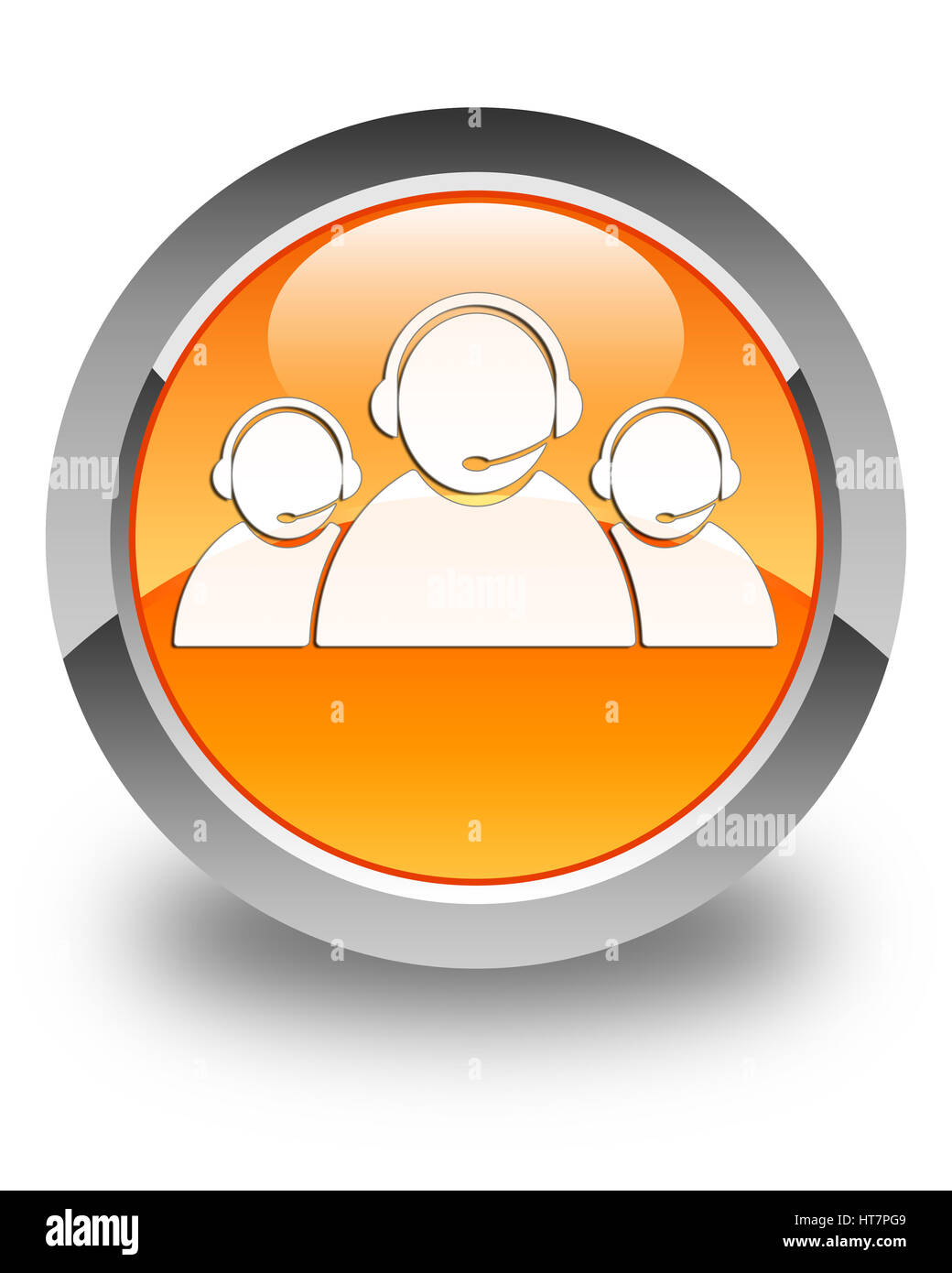 Customer care team icon isolated hi-res stock photography and images ...
