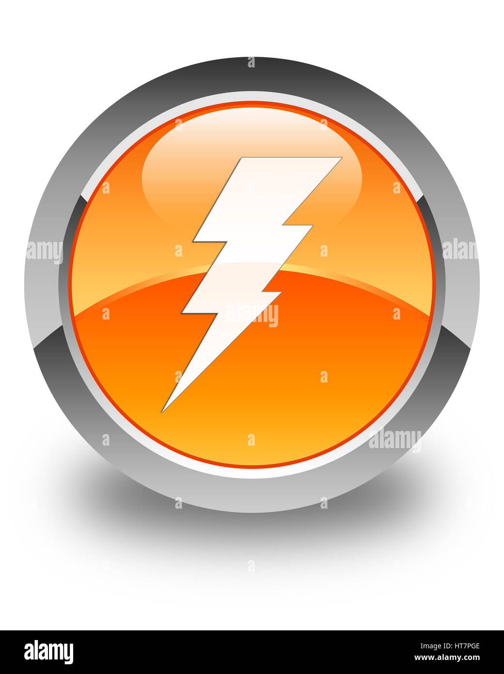 Power lightning icon hi-res stock photography and images - Alamy