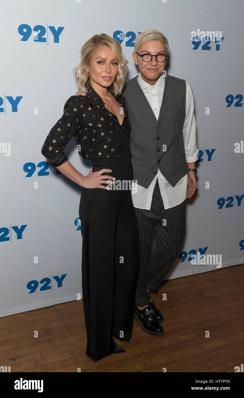 New York, NY, USA. 7th Mar, 2017. Kelly Ripa, Stacey Griffith in ...