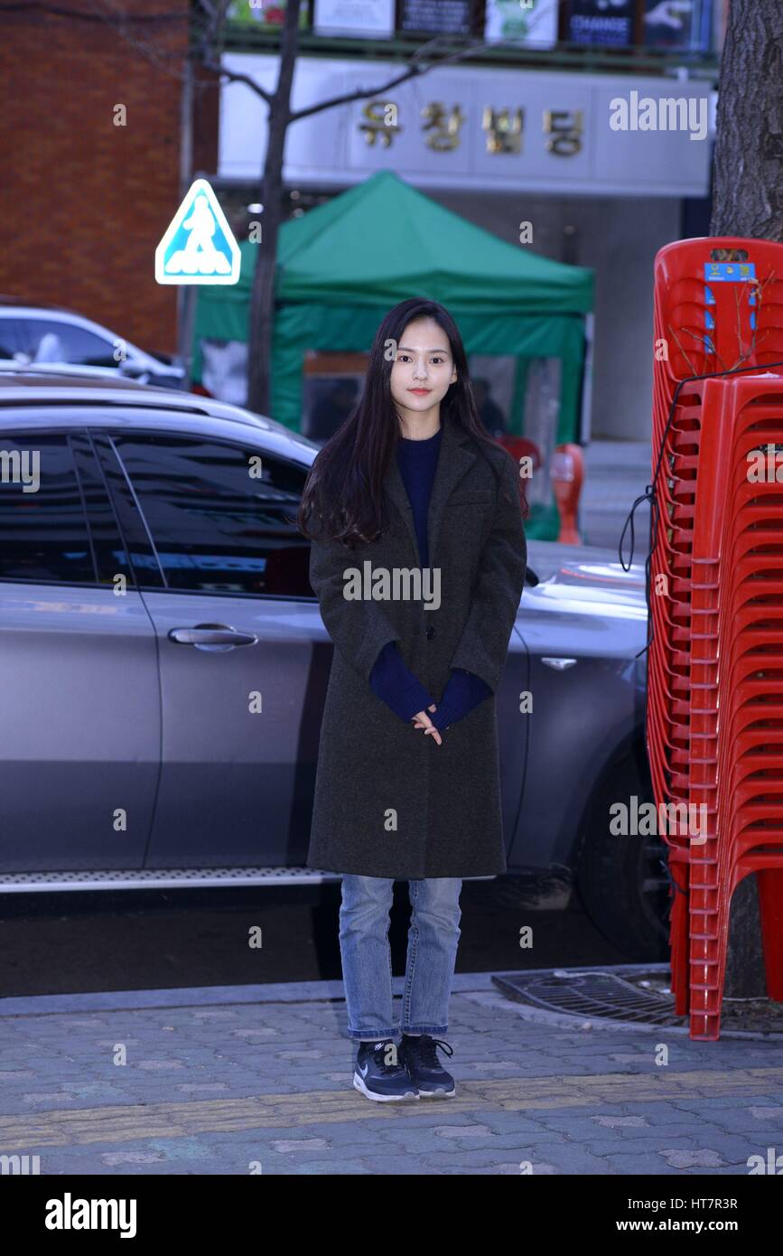 Seoul, Korea. 07th Mar, 2017. Jung Da Bin, Woori Kim and Won Ju attend ...