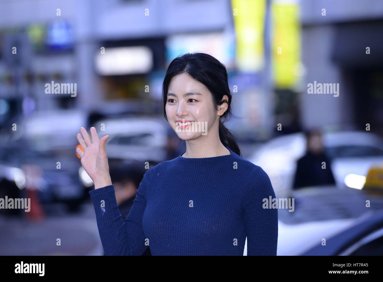 Seoul, Korea. 07th Mar, 2017. Jung Da Bin, Woori Kim and Won Ju attend ...