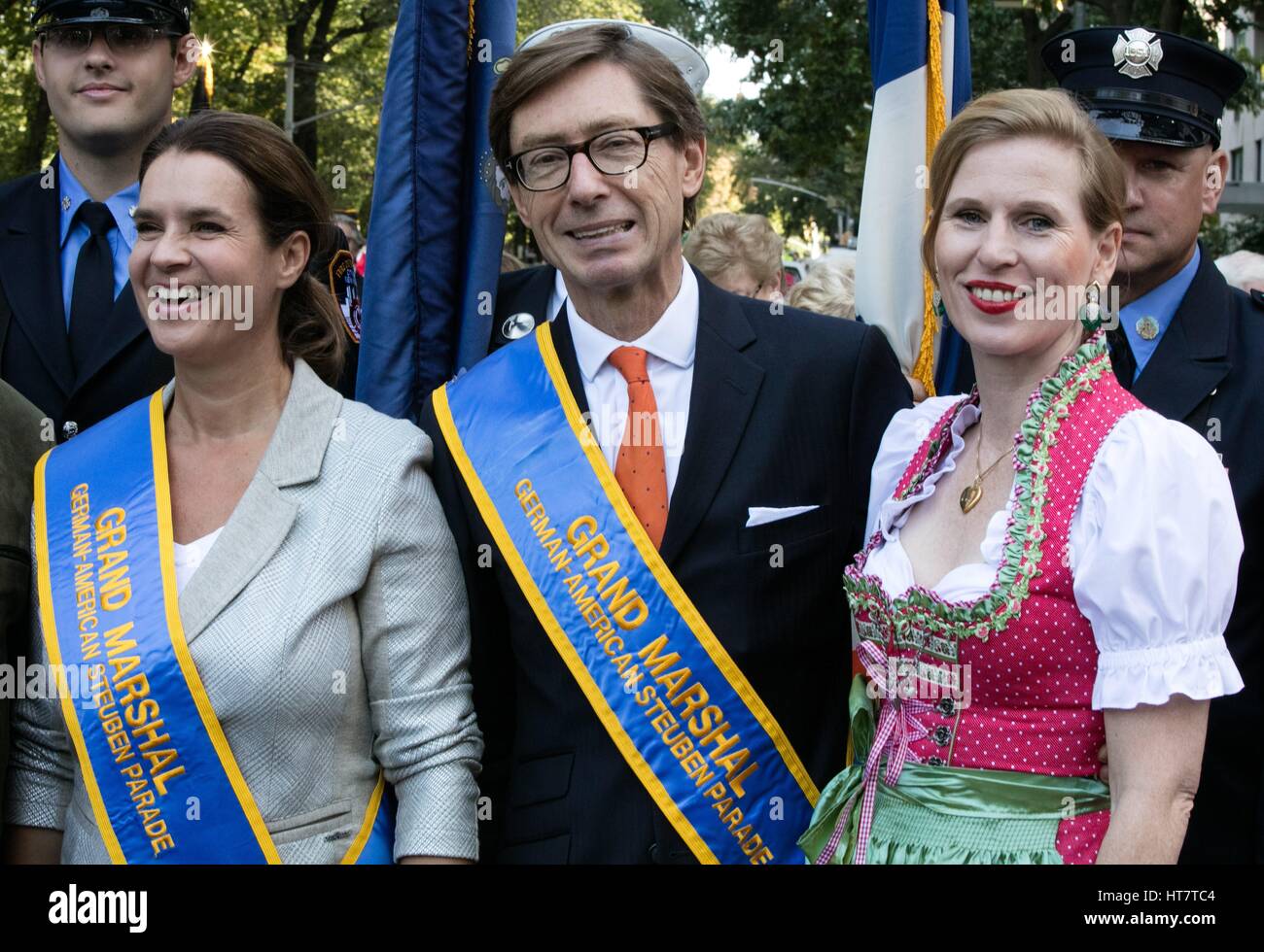 New York City, USA, September 17 2016 - Grand Marshal Katarina Witt ...