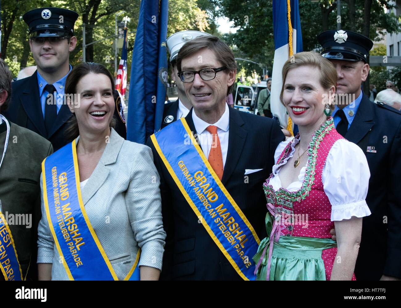 New York City, USA, September 17 2016 - Grand Marshal Katarina Witt ...
