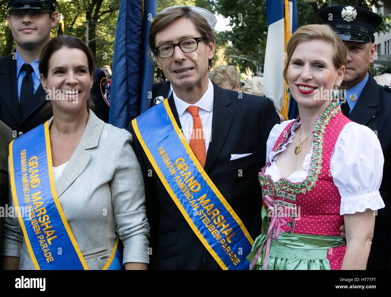 New York City, USA, September 17 2016 - Grand Marshal Katarina Witt ...