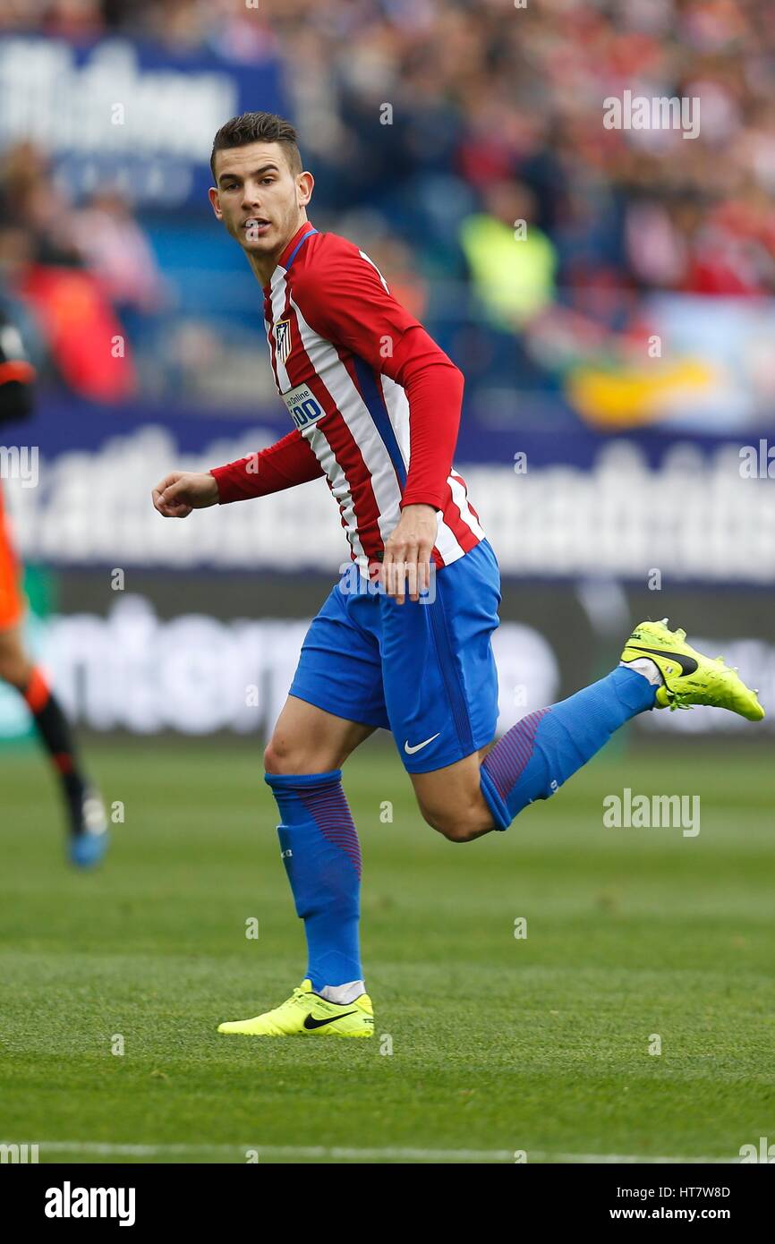 Madrid, Spain. 5th Mar, 2017. Lucas Hernandez (Atletico) Football ...