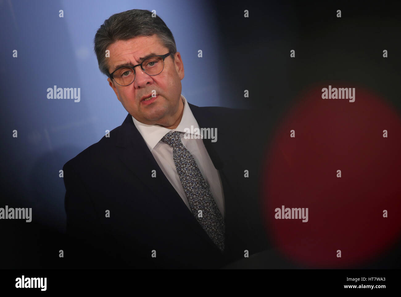 Berlin, Germany. 08th Mar, 2017. The German foreign minister Sigmar ...