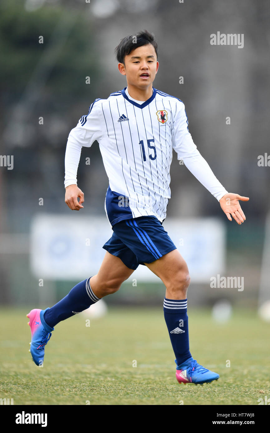 Tokyo, Japan. 8th Mar, 2017. Takefusa Kubo (JPN) Football/Soccer : U-20 ...