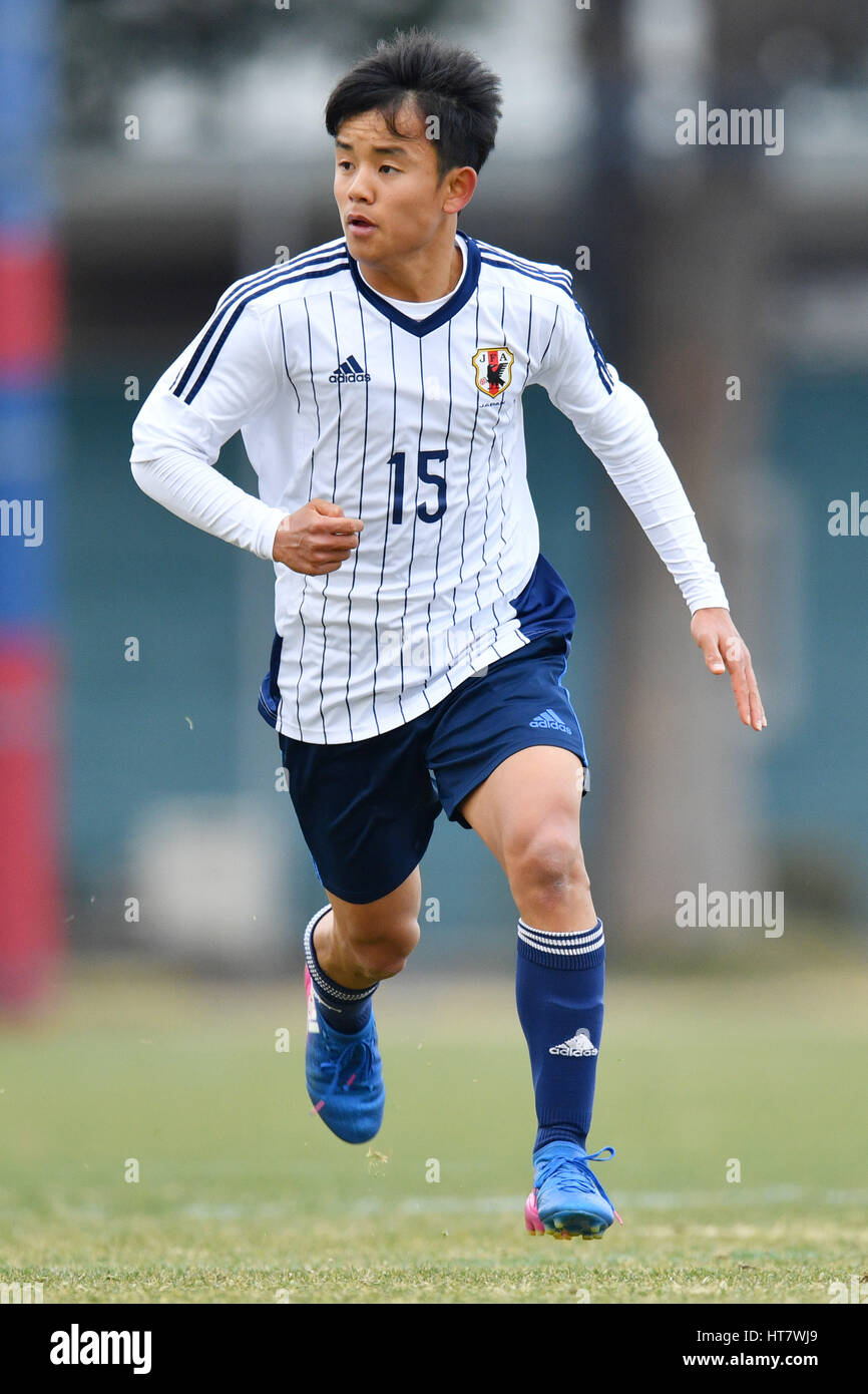 Tokyo, Japan. 8th Mar, 2017. Takefusa Kubo (JPN) Football/Soccer : U-20 ...