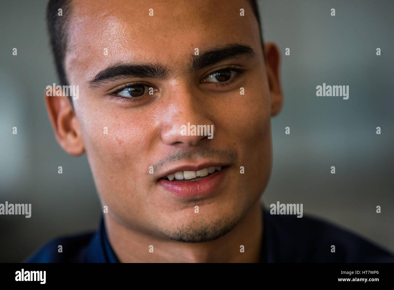 The German Formula One driver Pascal Wehrlein at the Circuit de ...