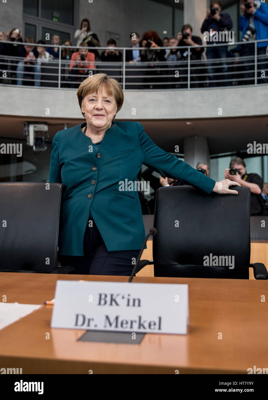Berlin, Germany. 08th Mar, 2017. German chancellor Angela Merkel (CDU ...
