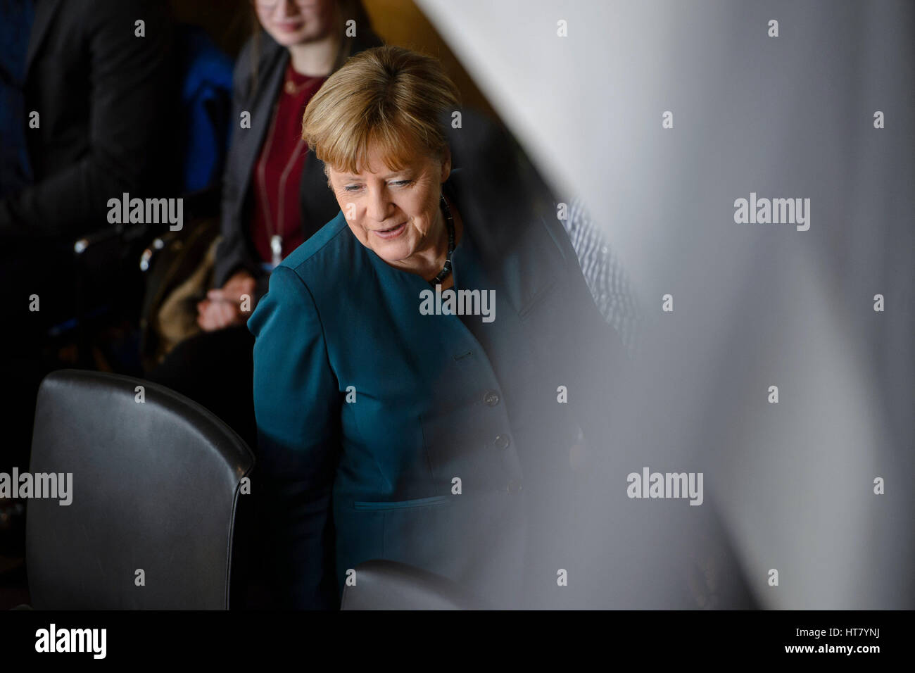 Berlin, Germany. 08th Mar, 2017. German chancellor Angela Merkel (CDU ...