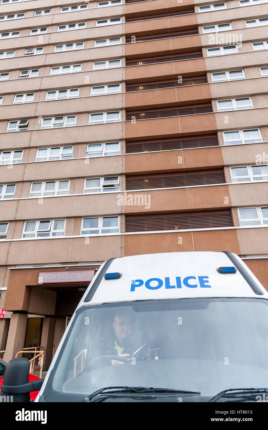 Merry Hill, Wolverhampton, UK. 8th March 2017. Murder and suicide in ...