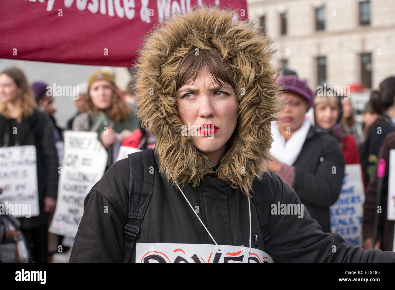 Global women protest hi-res stock photography and images - Alamy