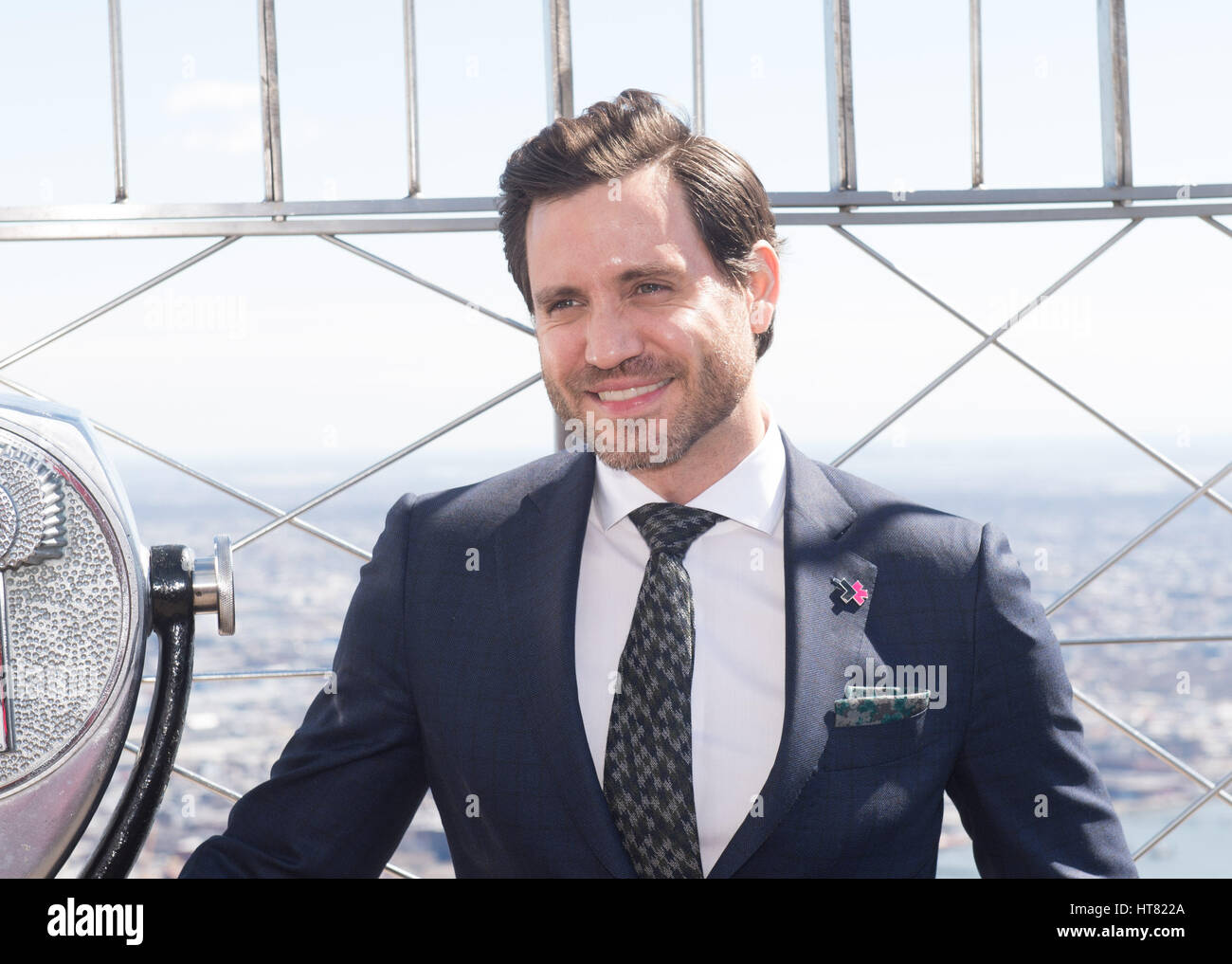 New York, New York, USA. 8th Mar, 2017. Actor EDGAR RAMIREZ visits the ...