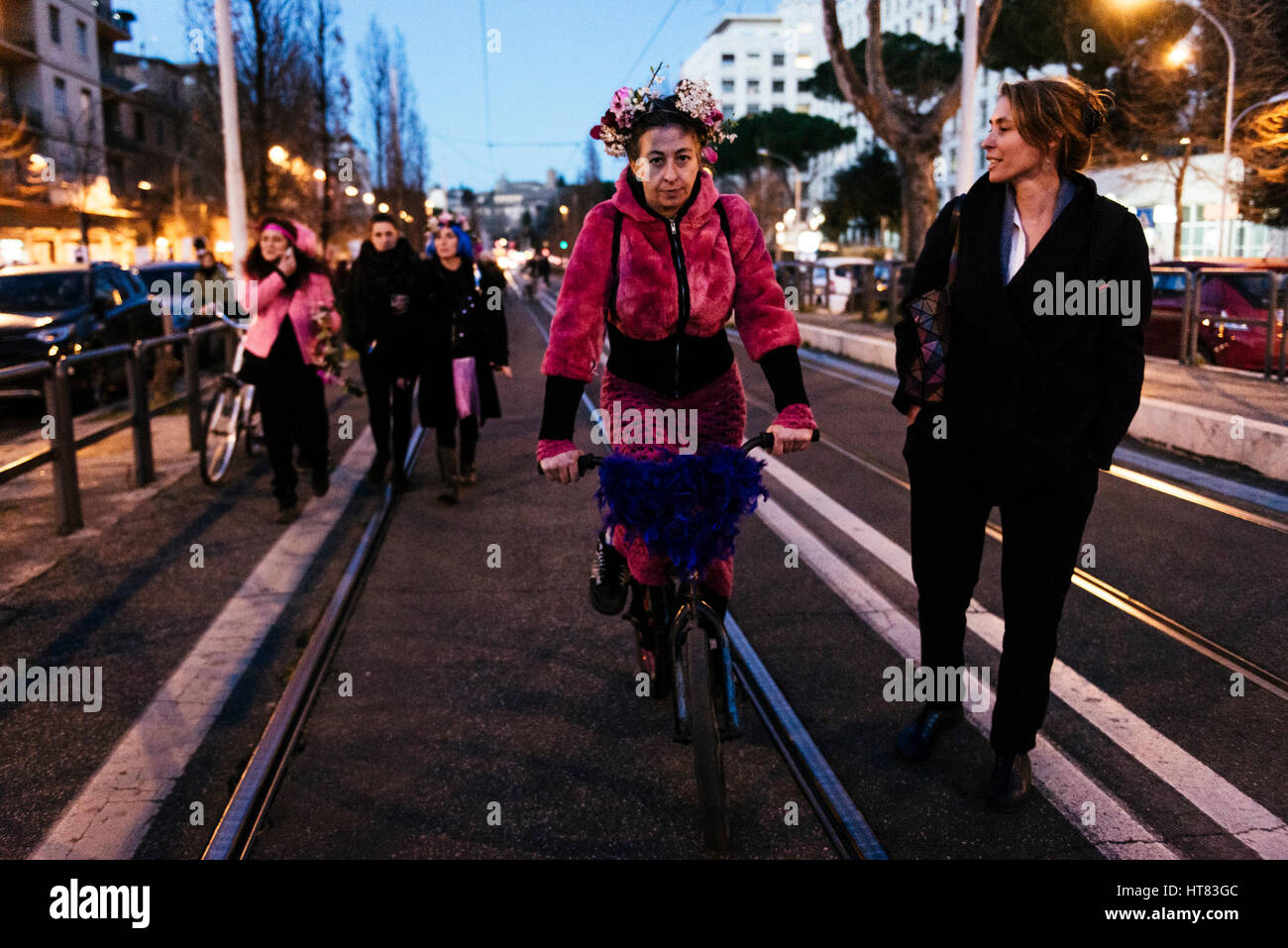 Rome, Italy. 08th Mar, 2017. Women attends at the Women's Day ...