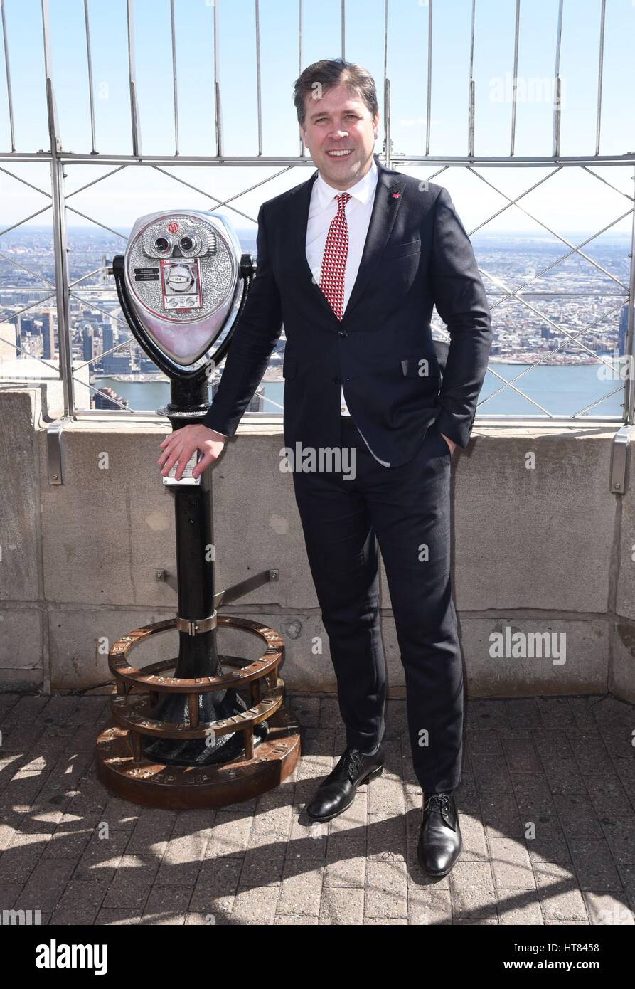 New York, NY, USA. 8th Mar, 2017. Bjarni Benediktsson, His Excellency ...