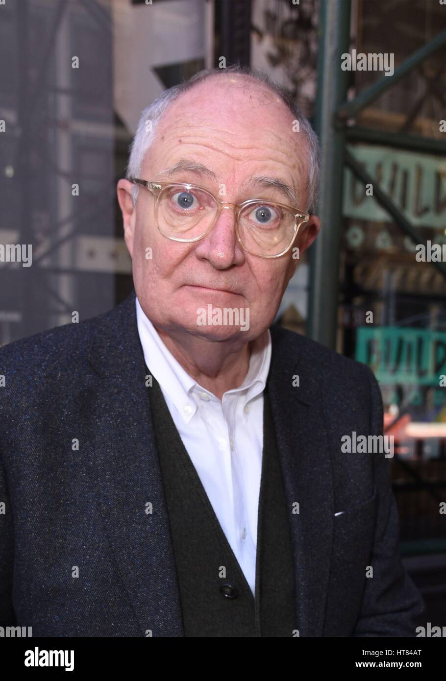 New York, NY, USA. 8th Mar, 2017. Jim Broadbent out and about for ...