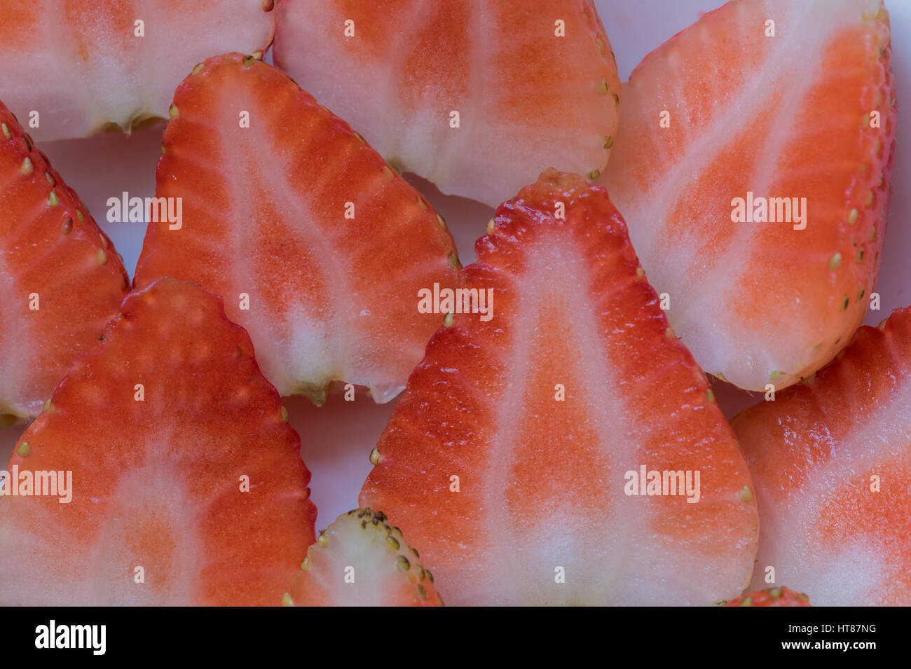 Cross section of strawberry hi-res stock photography and images - Alamy