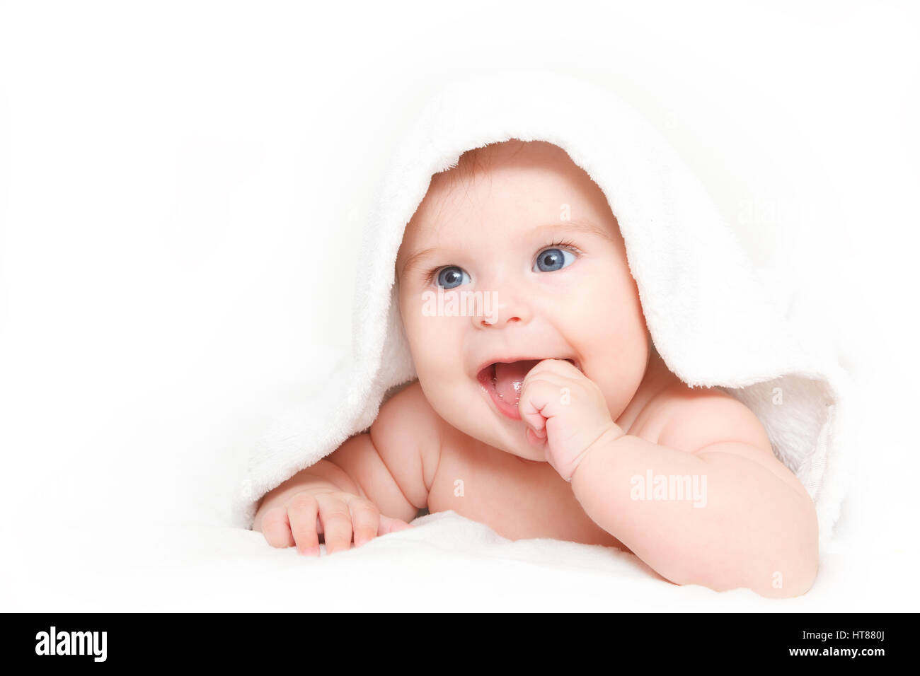 Cute smiling baby Stock Photo - Alamy