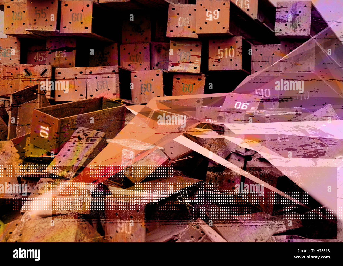 Metal composite material graphic hi-res stock photography and images ...