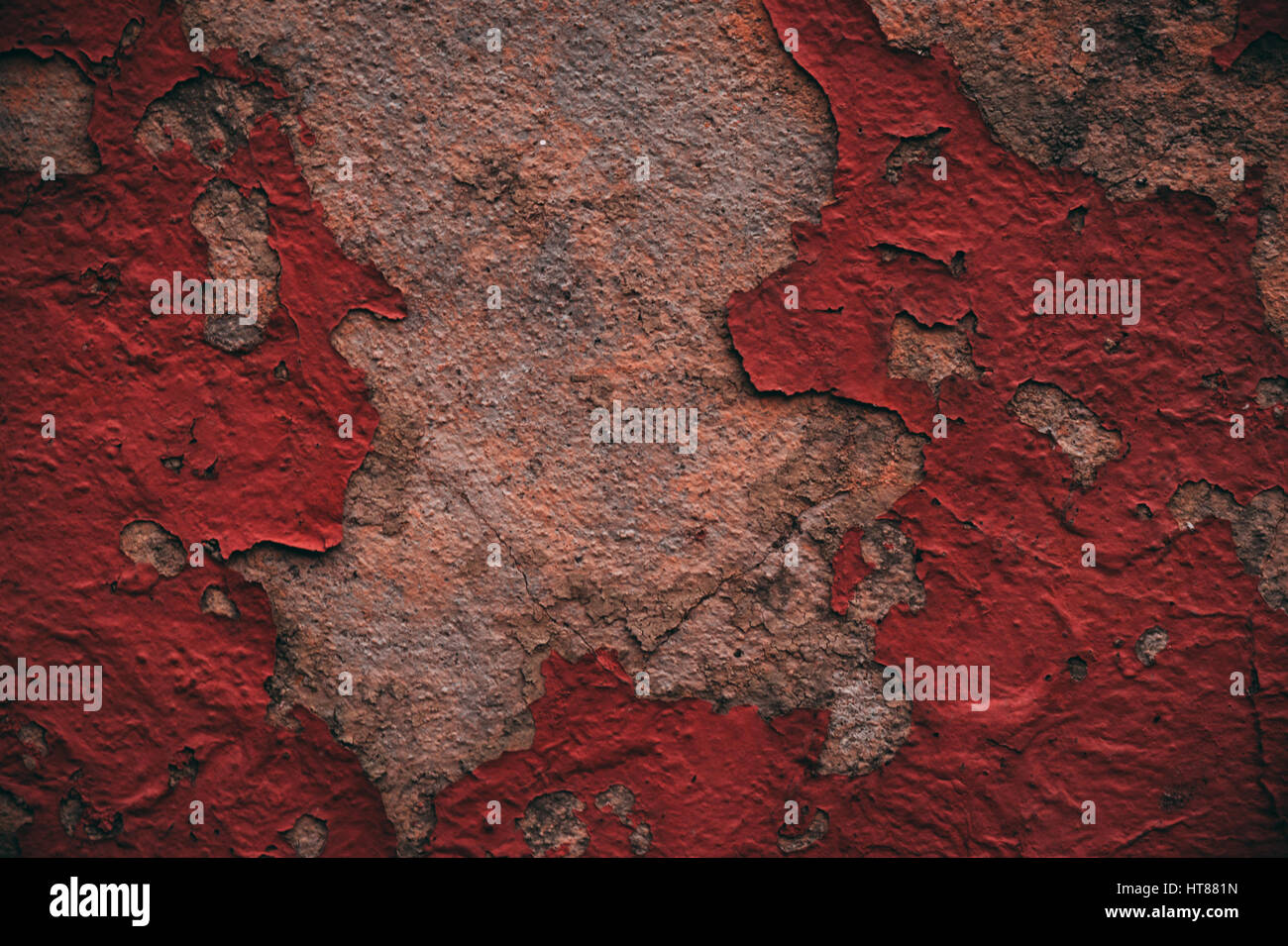 Red old wall texture Stock Photo - Alamy