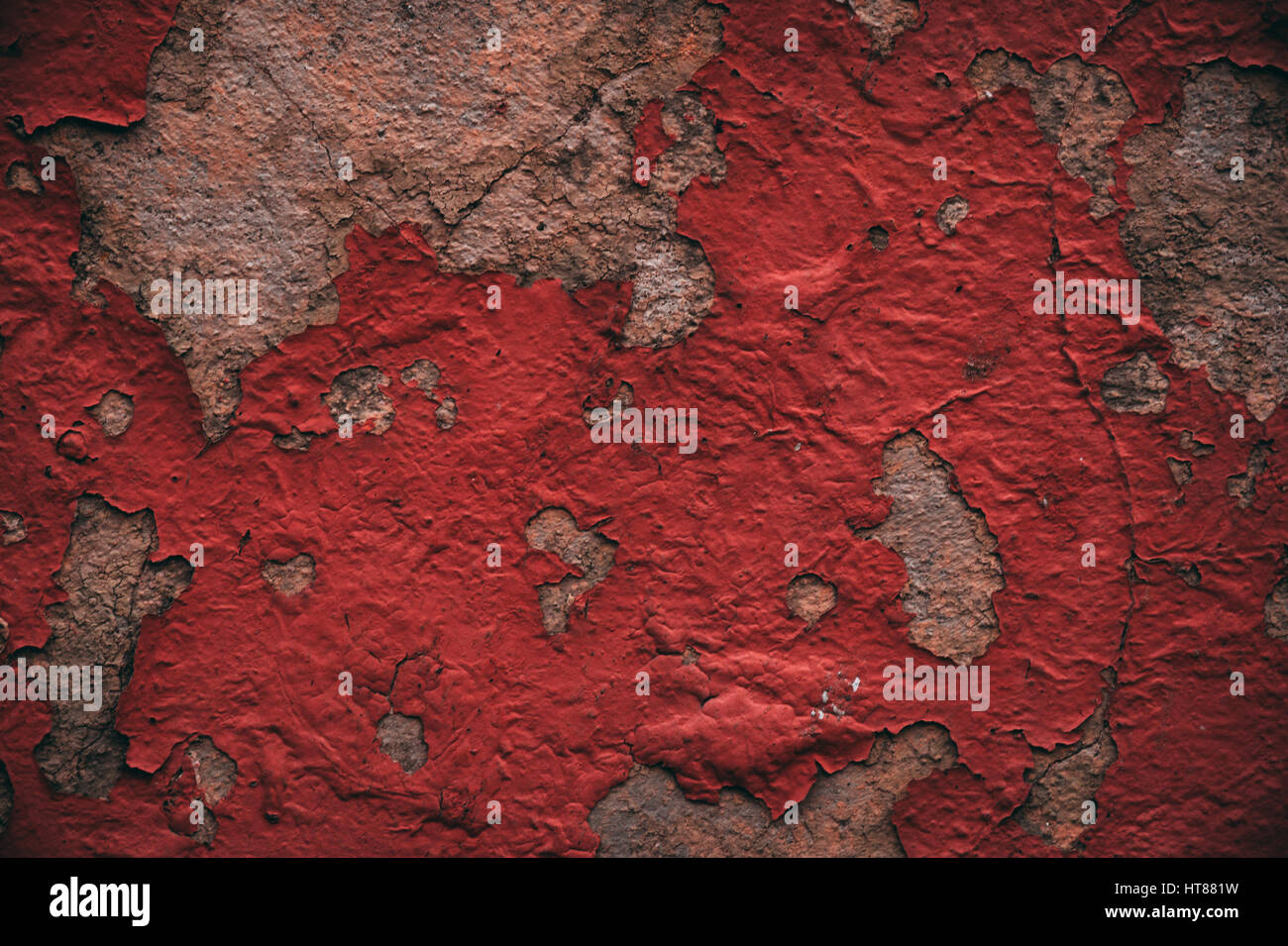 Red old wall texture Stock Photo - Alamy