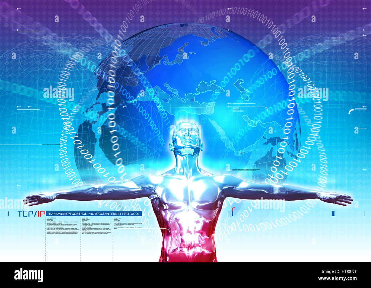 arm outstretched,binary code,color,colour,colored background ...