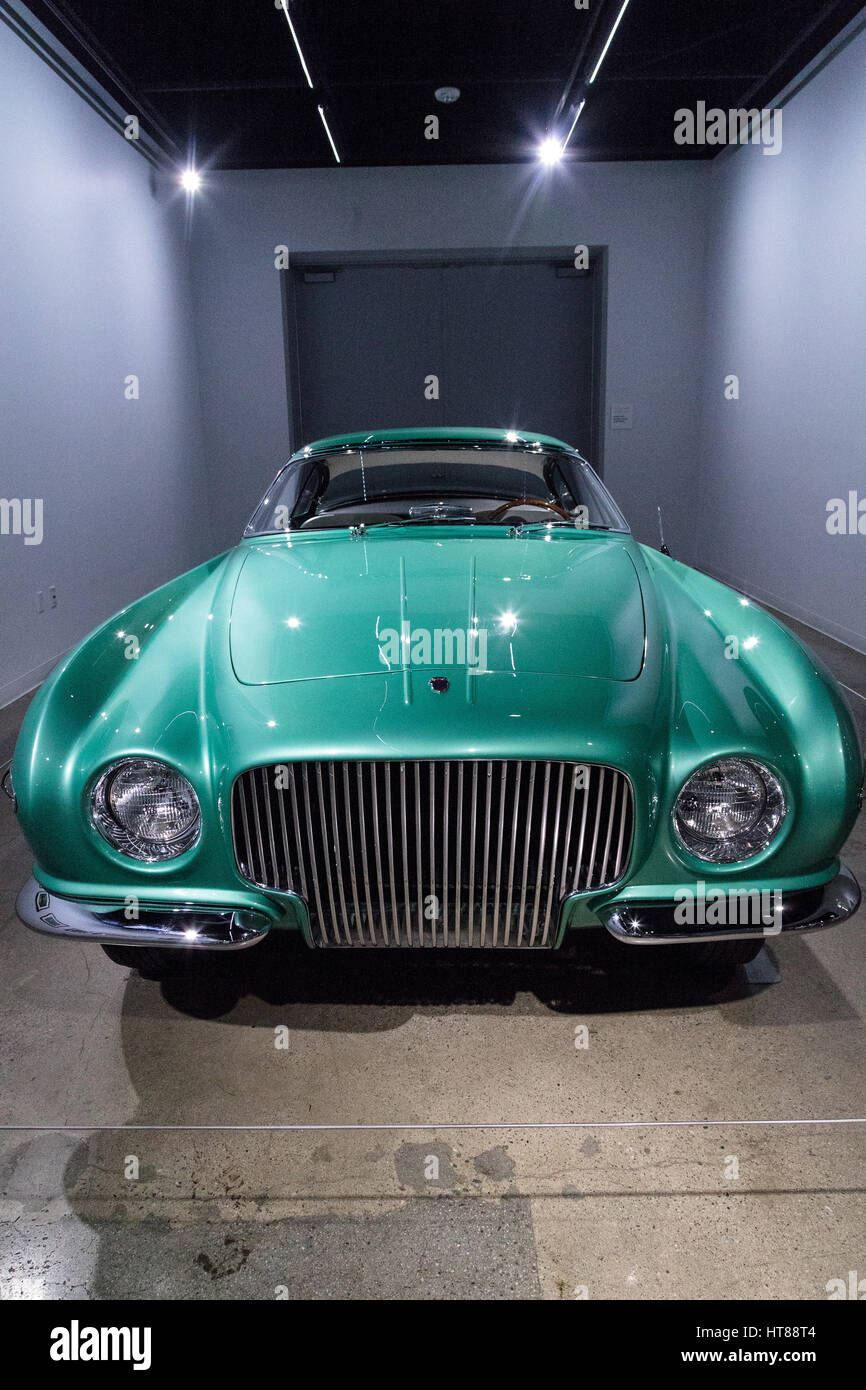 Los Angeles, CA, USA — March 4, 2017: Green 1954 Plymouth Explorer by ...