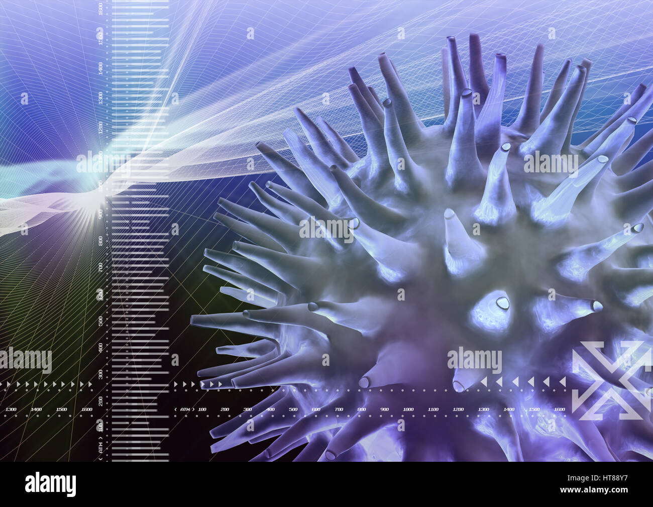 biology,cell,close-up,color,colour,computer graphics,digitally ...