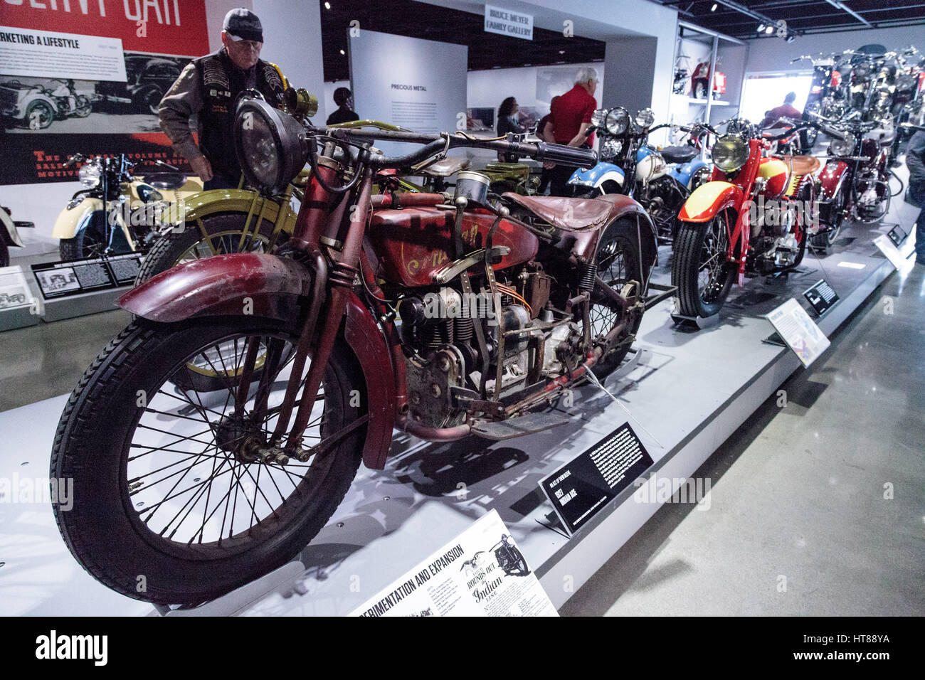 Indian ace motorcycle hi-res stock photography and images - Alamy