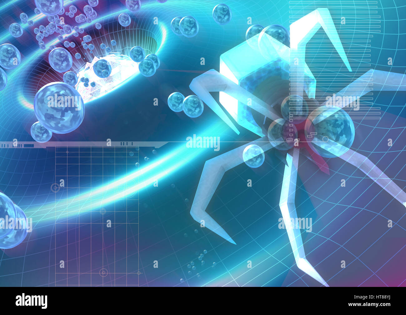 biology,cell,close-up,color,colour,computer graphics,digitally ...