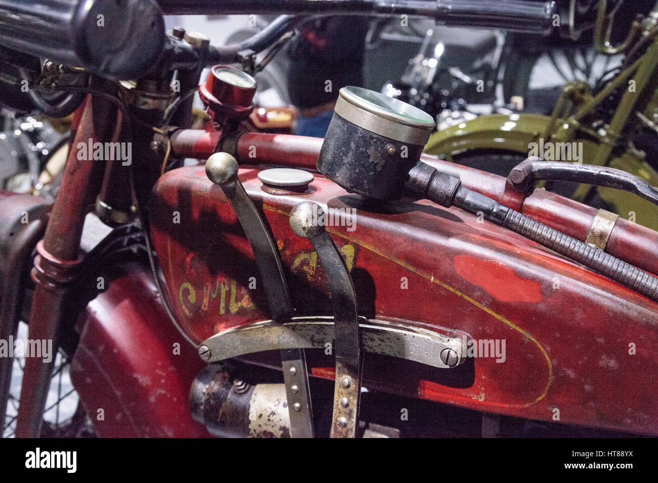 Indian ace motorcycle hi-res stock photography and images - Alamy