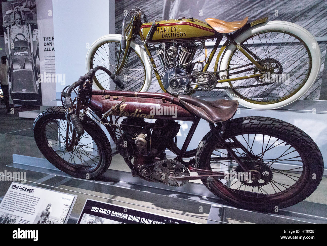 Vintage indian board track racer hi-res stock photography and images ...