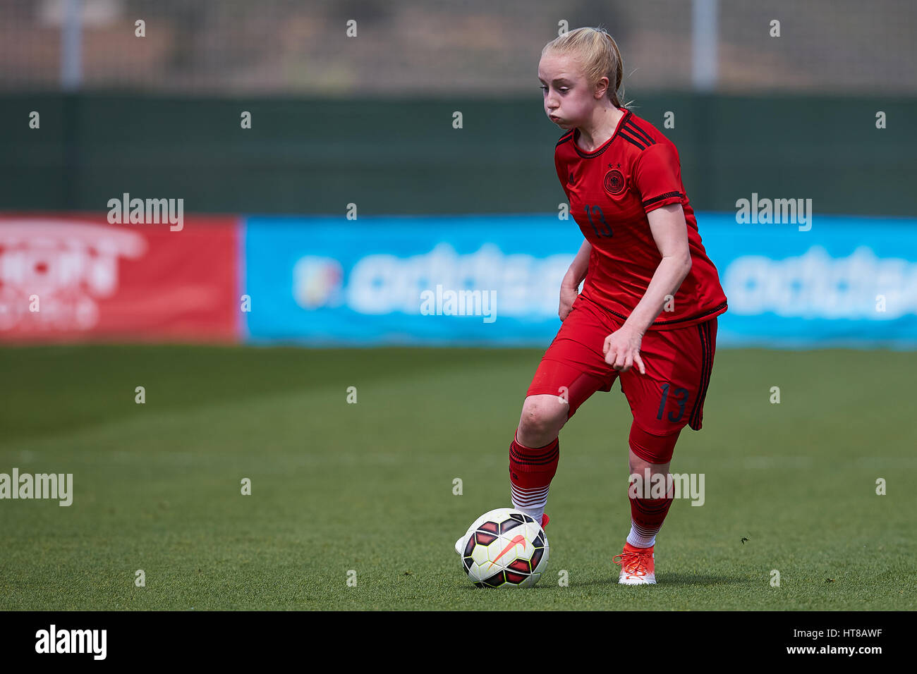 Caroline Siems of Germany during the international friendly match U19 ...