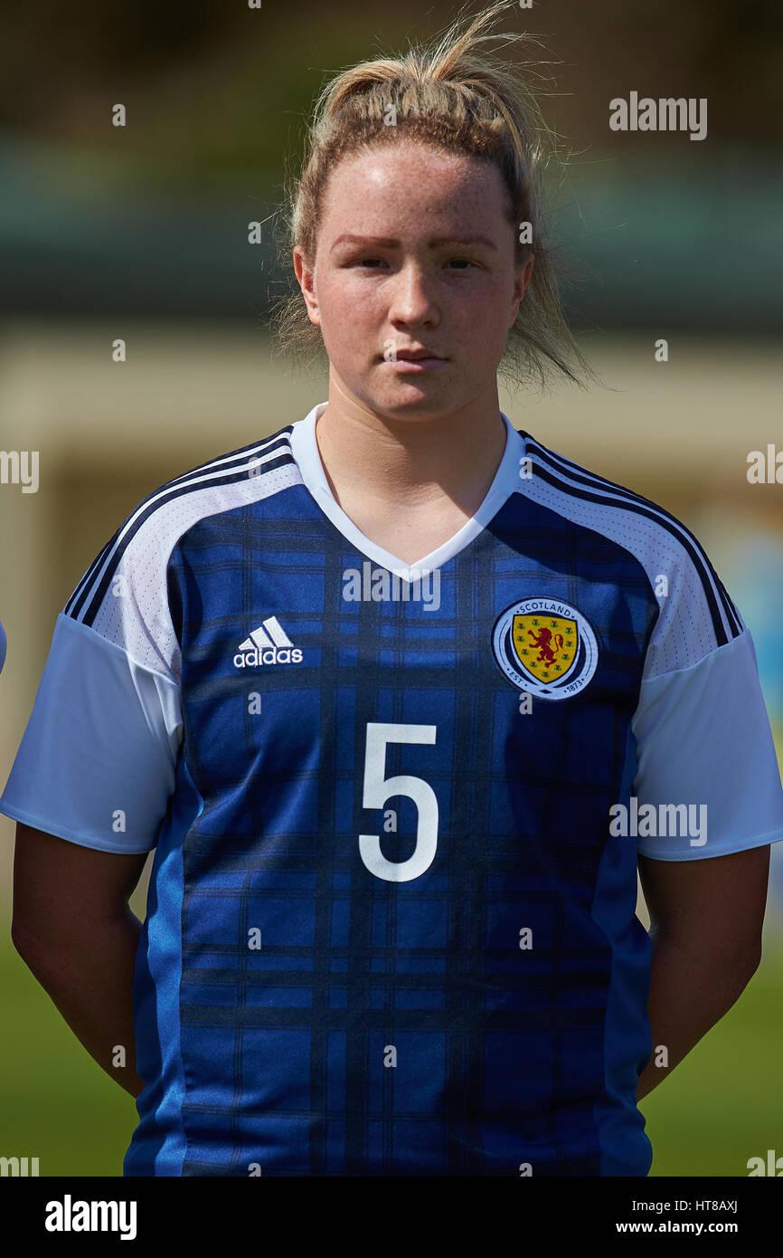 Courtney Whyte of Scotland during the international friendly match U19 ...