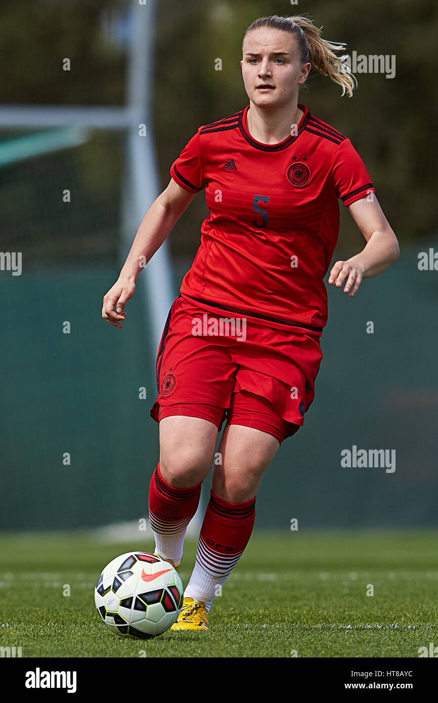 Lisa Schoppl of Germany during the international friendly match U19 ...