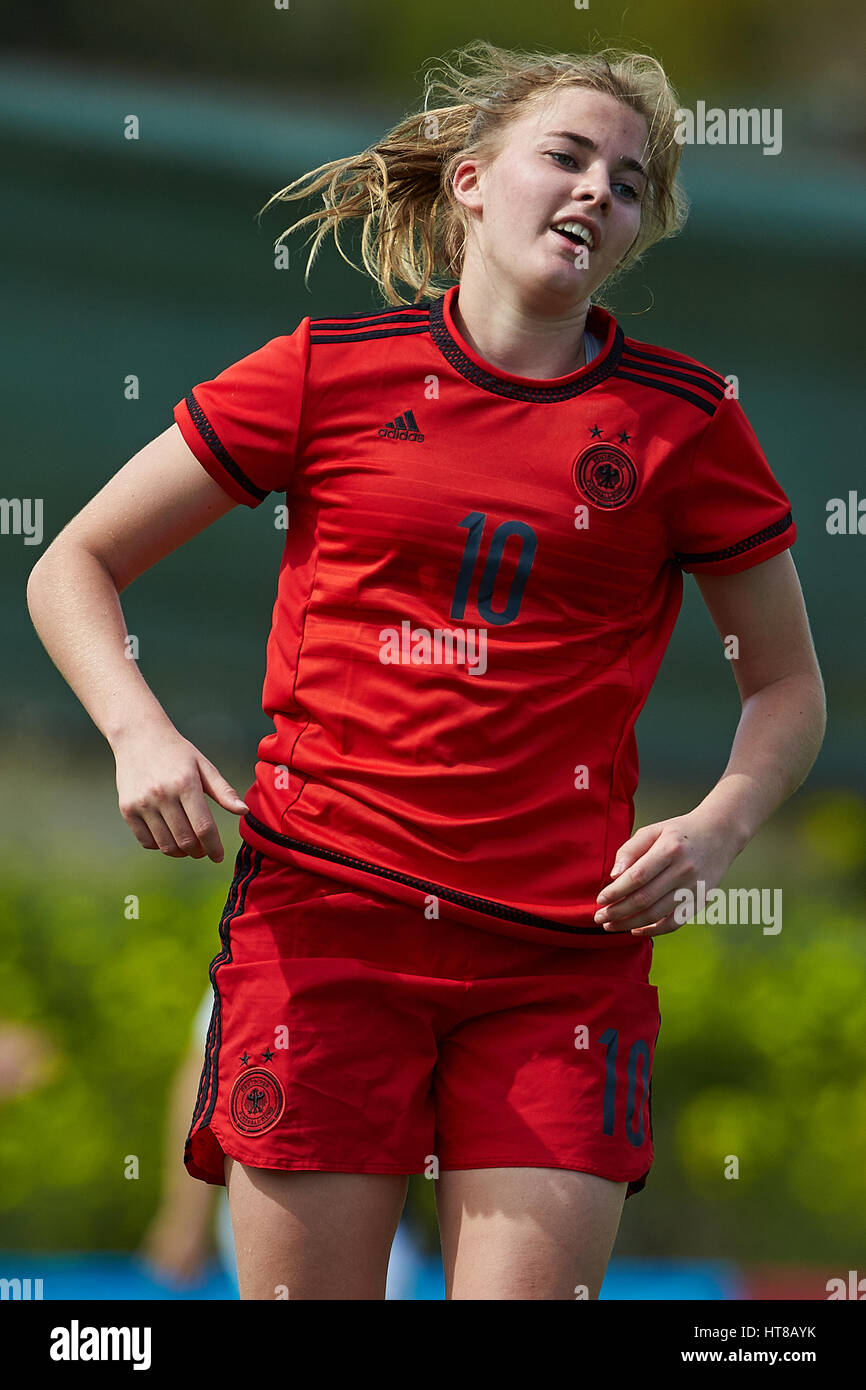 Laura Freigang of Germany during the international friendly match U19 ...